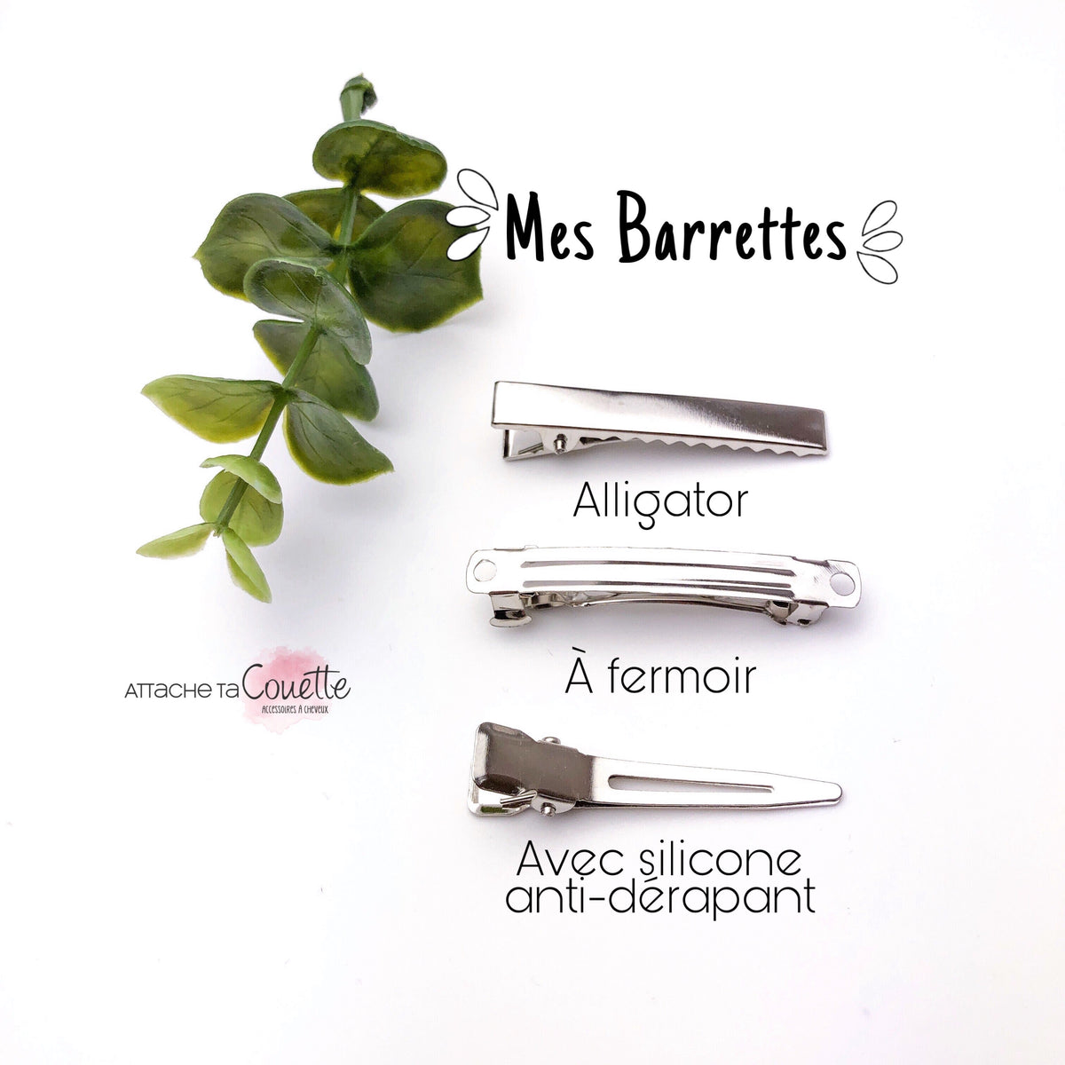 Boucle Fable tissu de coton sur barrette fait main au Québec. Hair bow ...